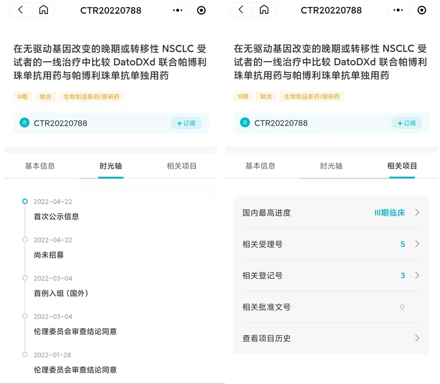 阿斯利康/第一三共TROP2 ADC在中国启动一线NSCLC III期临床-试药员招聘与临床试验信息平台